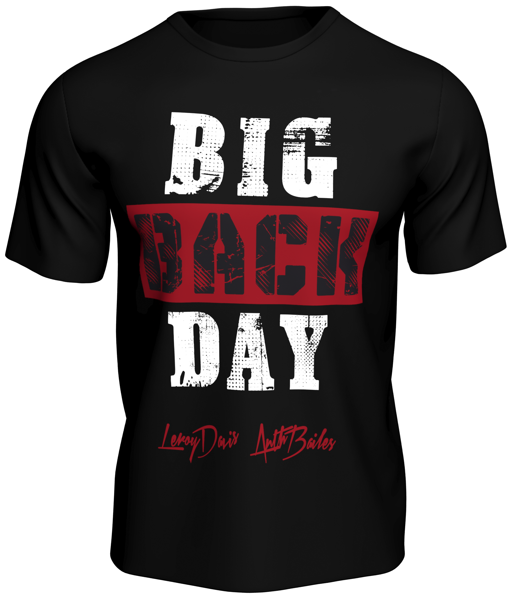 Official Team Nasty 'Big Back Day' Slogan Tee – hardkoreklothing