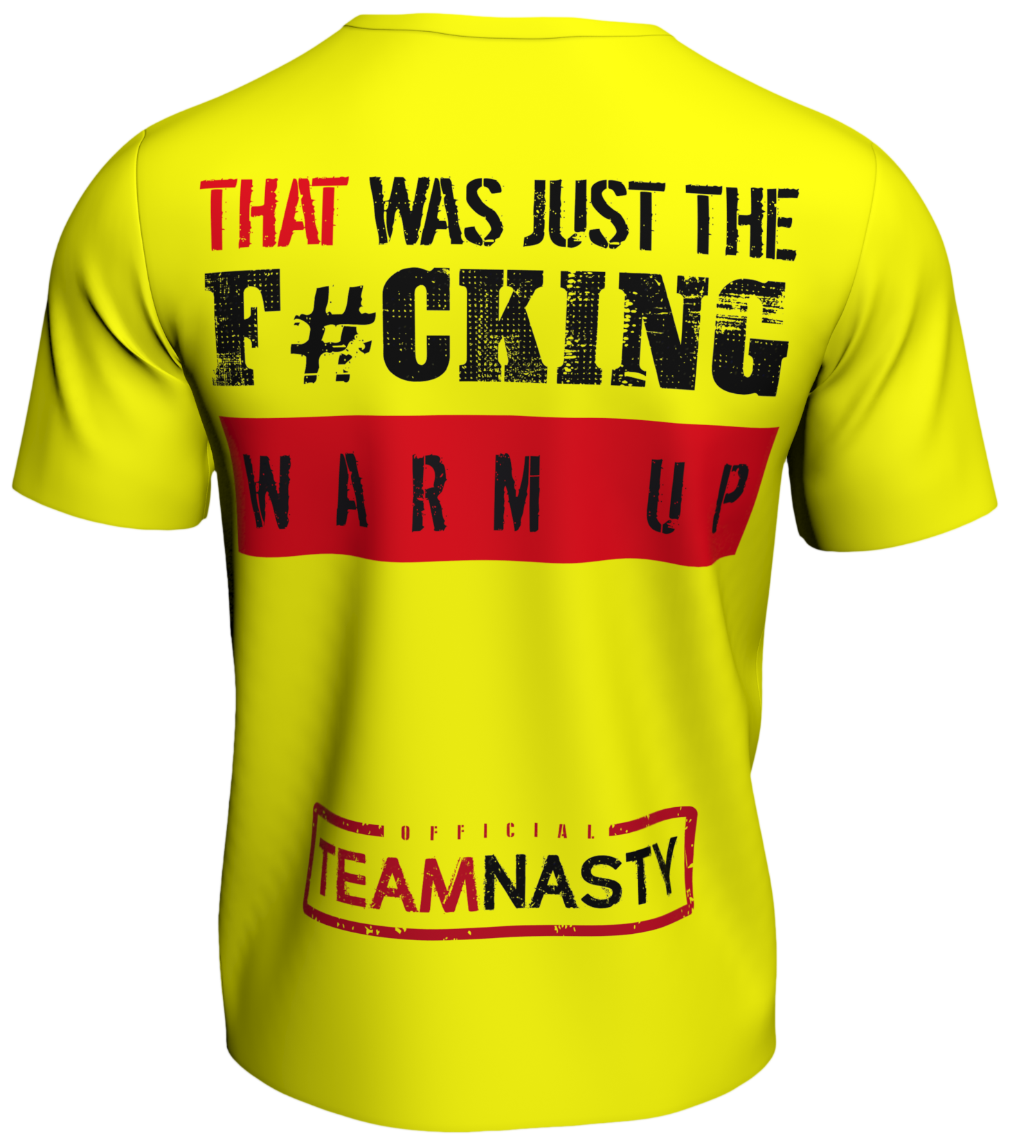 Official Team Nasty 'Drive It Up' Slogan Tee [Sunburst Yellow ...