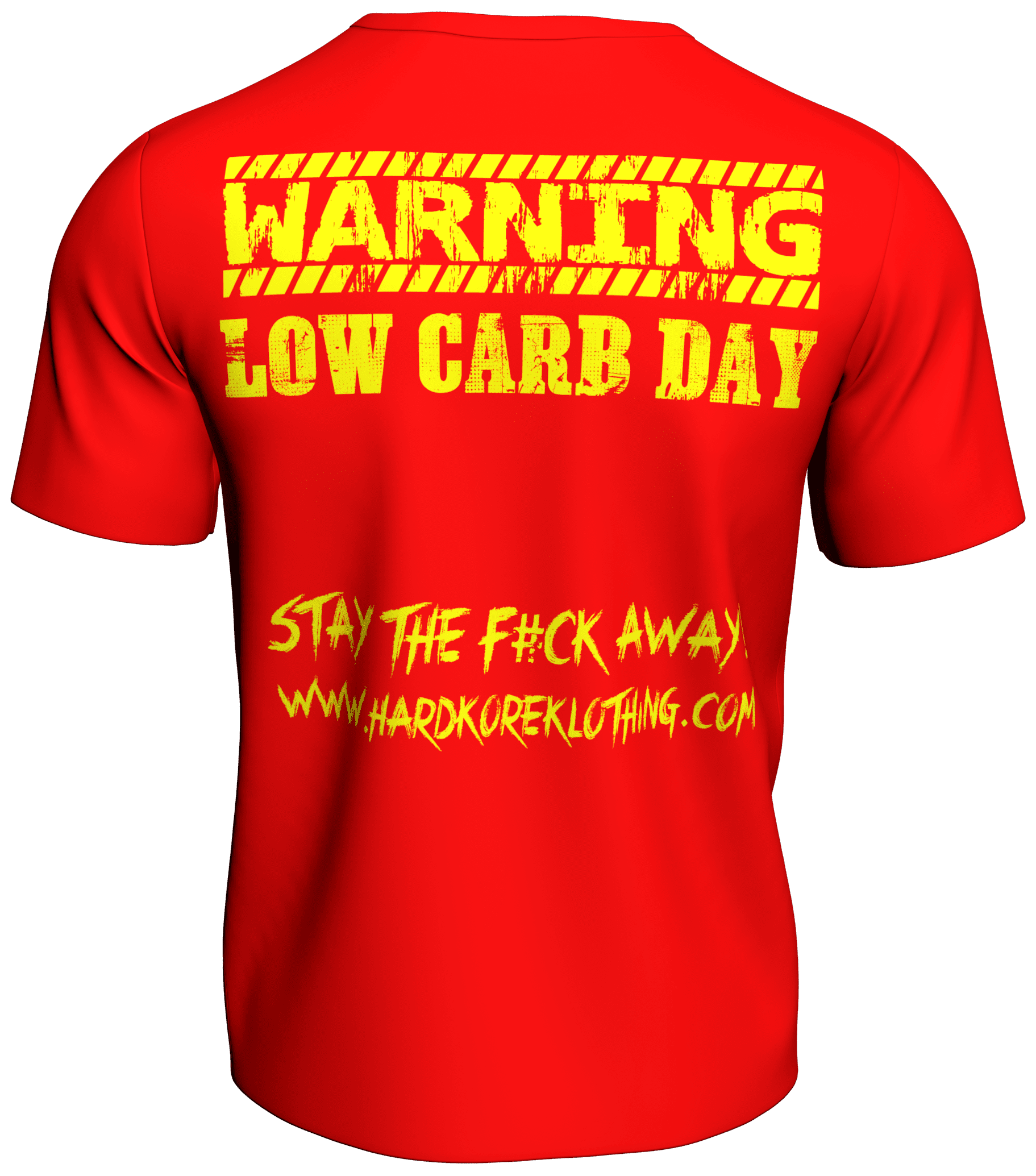 HKK 'WARNING Low Carb Day' Slogan Tee – hardkoreklothing